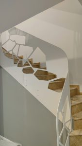Balustrada Interior Minimalista, Din Tabla Otel Debitata Laser CNC ...