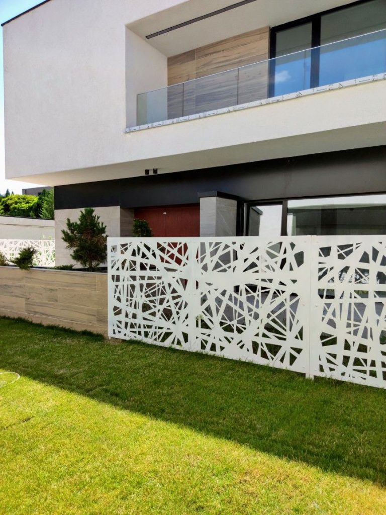 Panouri Gard Din Tabla Otel Traforata Model Geometric | Condra Special ...